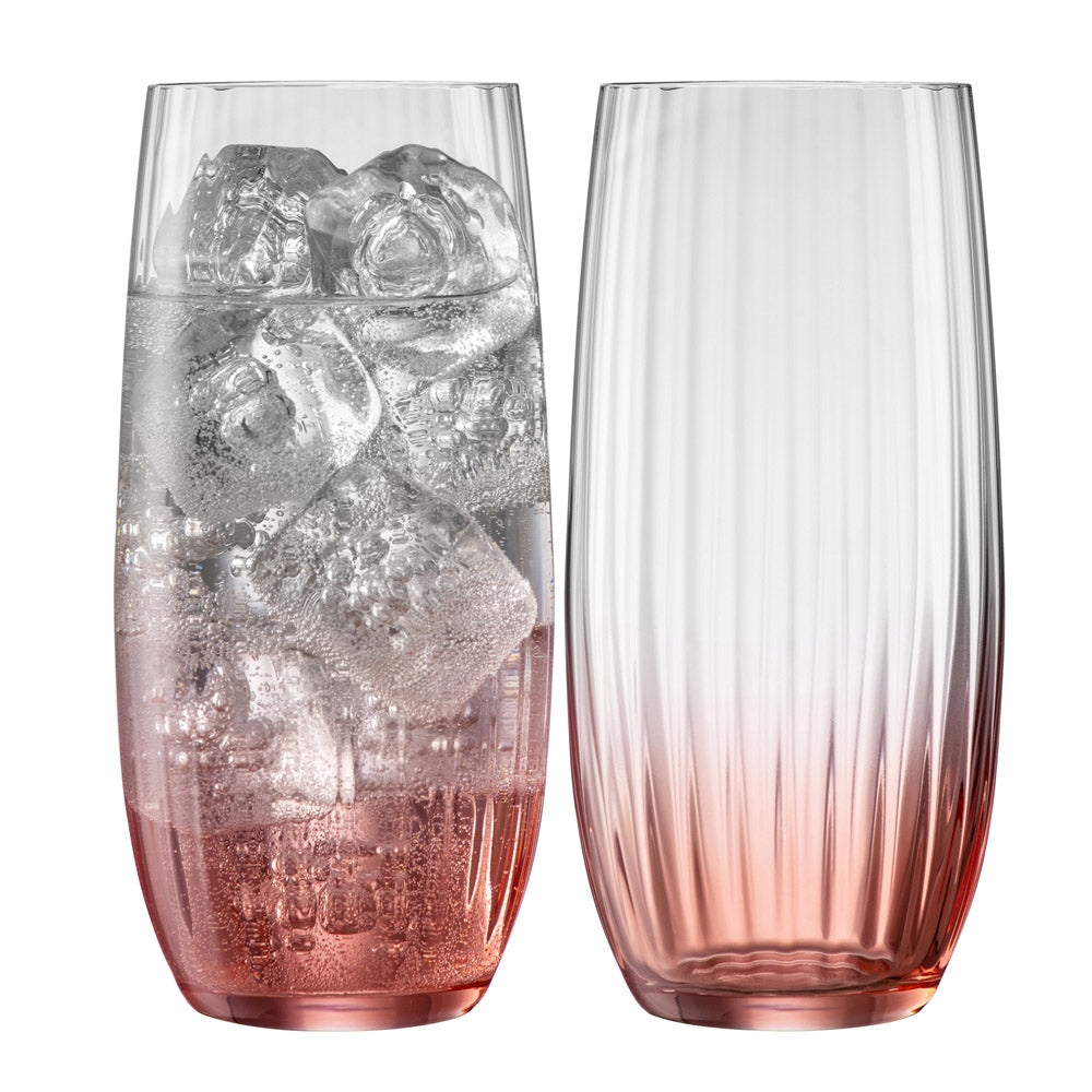 Galway Crystal Erne Hiball Set of 2 in Blush – Belleek Pottery